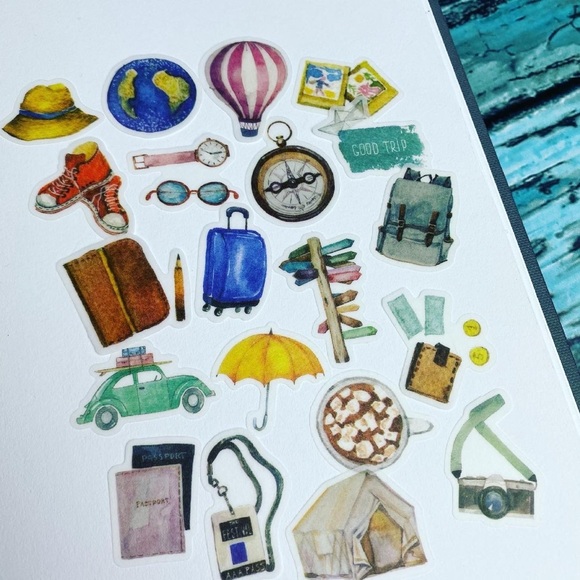 Office | Road Trip Vw Bugs Suitcases Adventurous 4 Deco Stickers | Poshmark